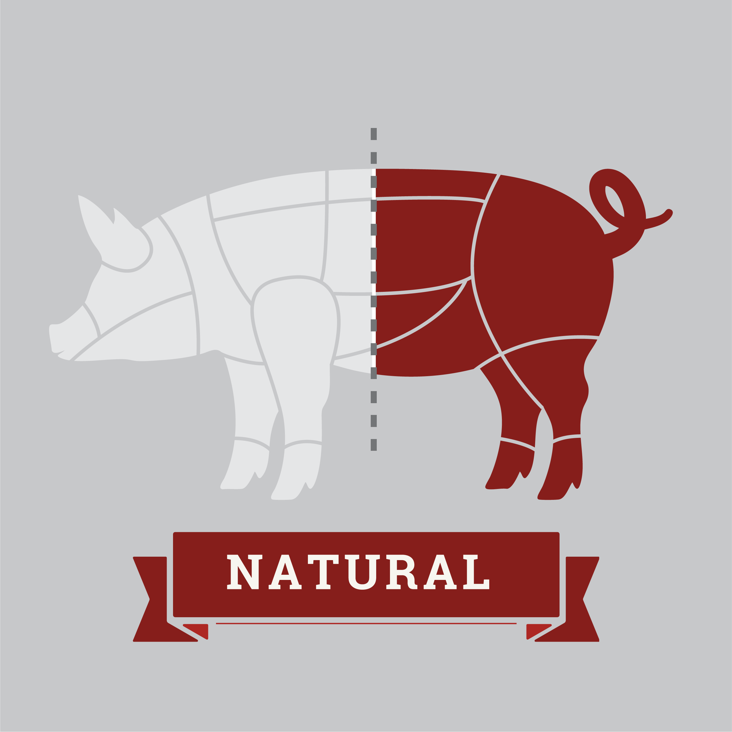 Half Pig | Natural Pork and Beef of Montana